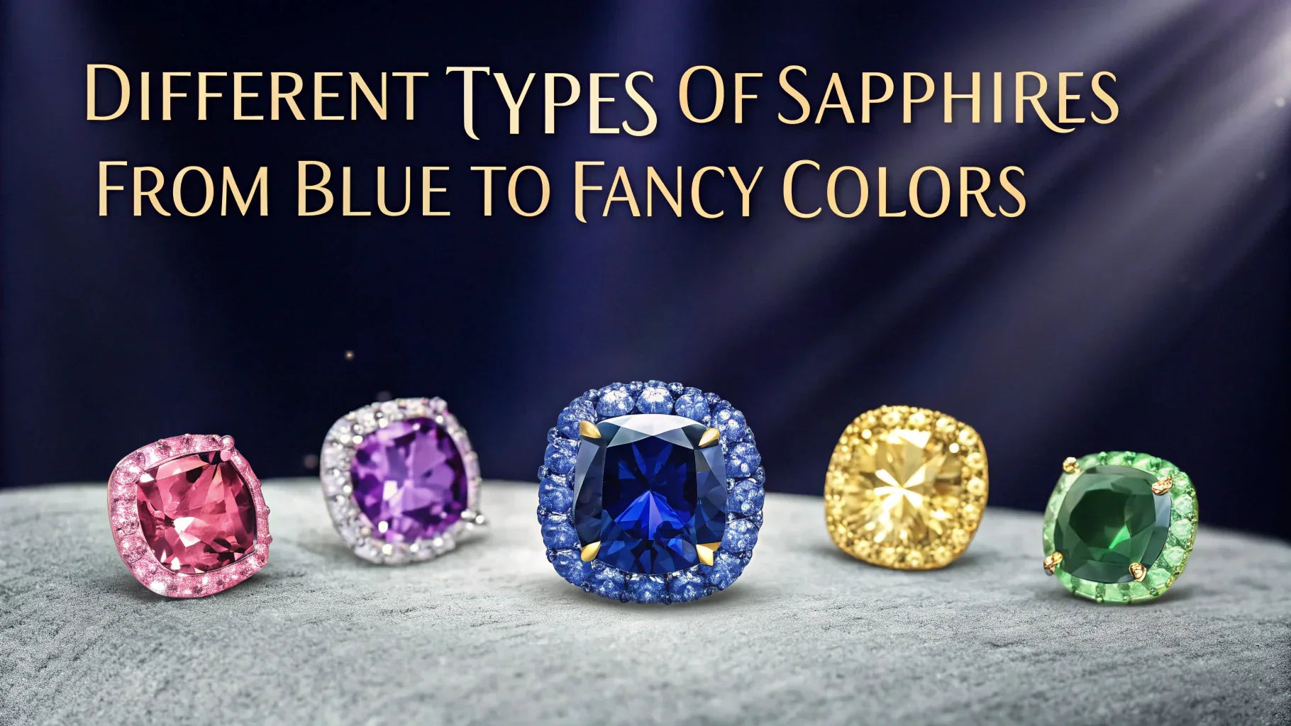 Different Types of Sapphires: Blue, Fancy & Rare Colors