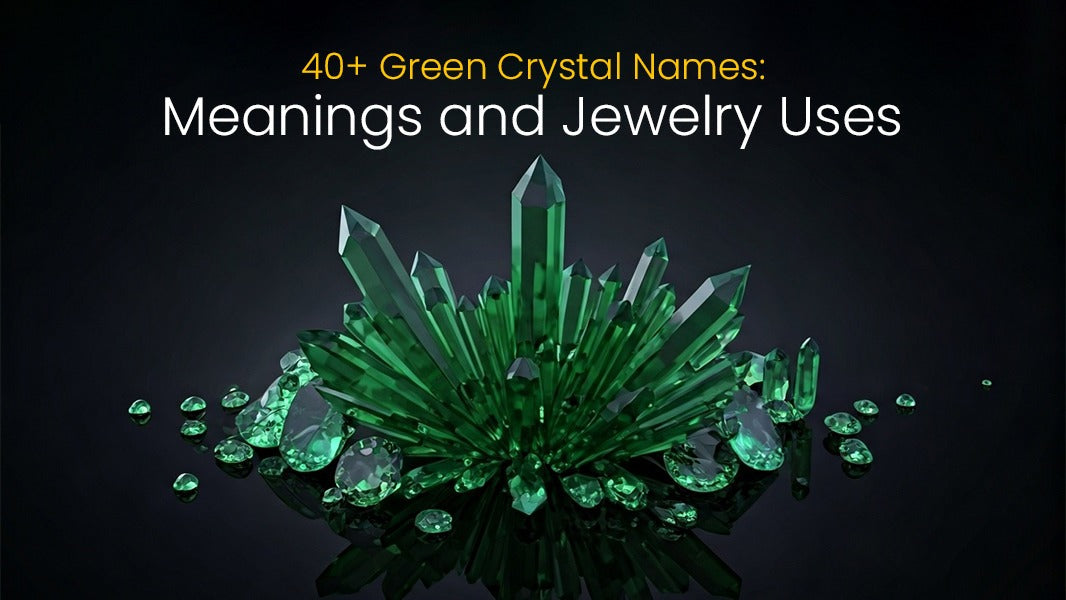 40+ Green Crystal Names: Meanings and Jewelry Uses