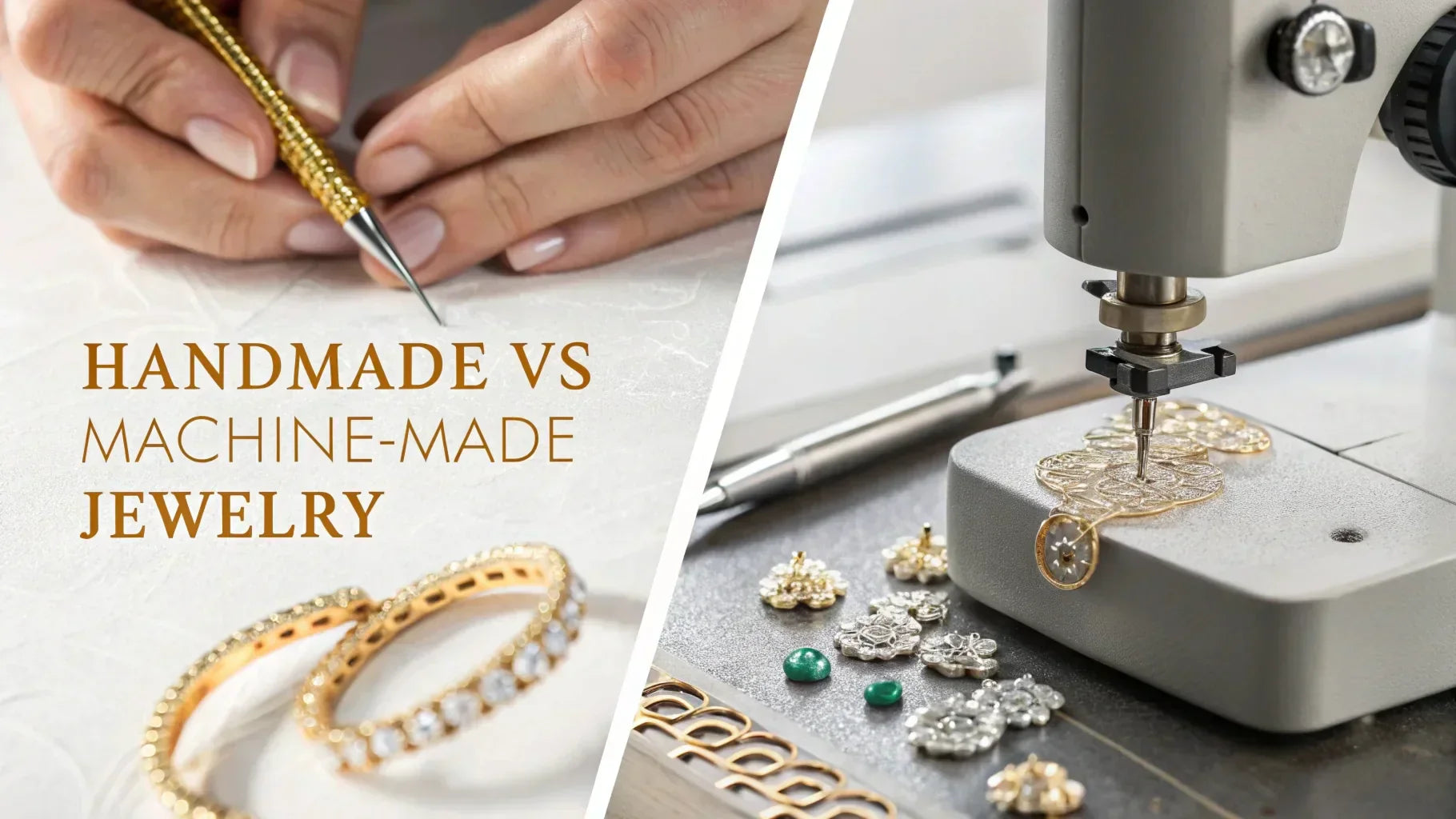 Handmade vs Machine-Made Jewelry: Quality & Craftsmanship