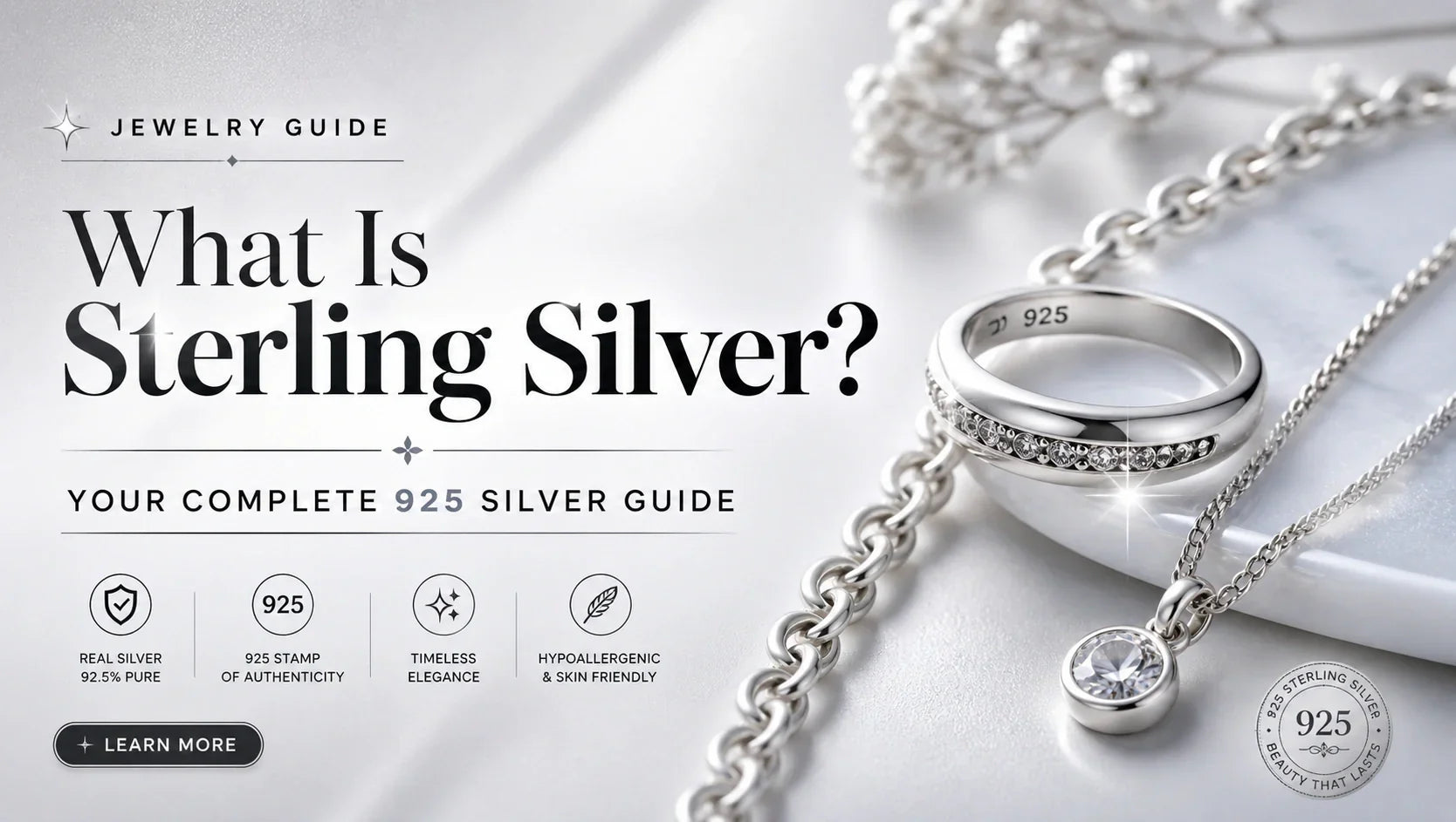 What Is Sterling Silver? Your Complete 925 Silver Guide