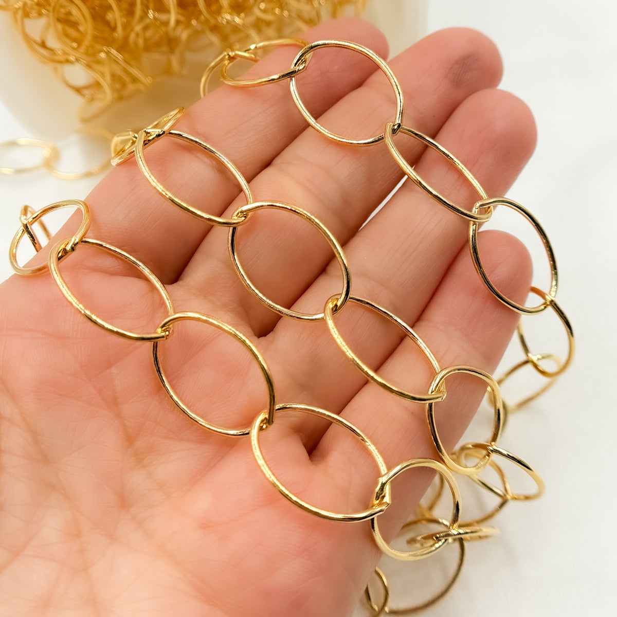 Buy 14k Gold Filled Smooth Oval Link Chain