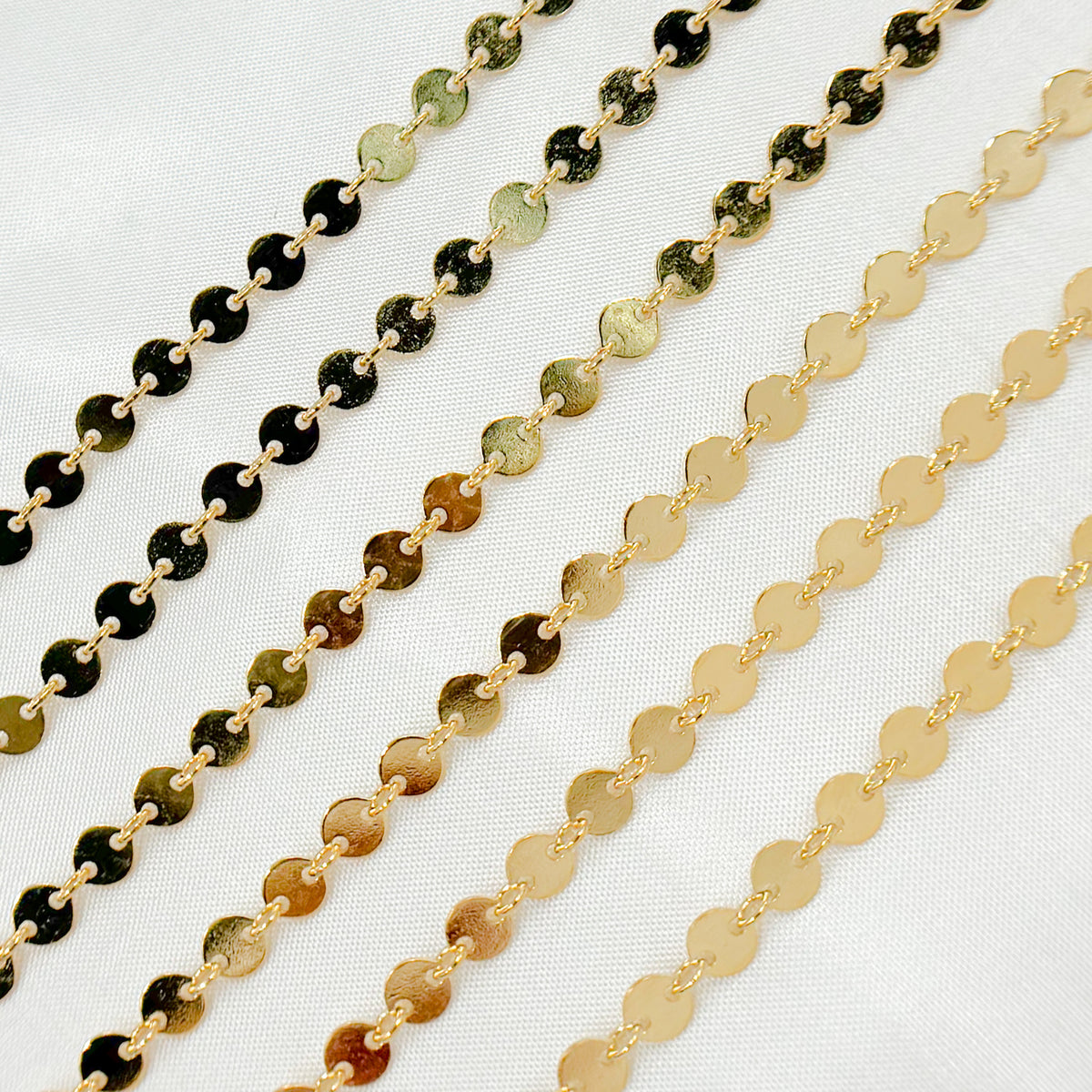 Buy Online Now 14K Gold Filled Disc Chain for Jewelry