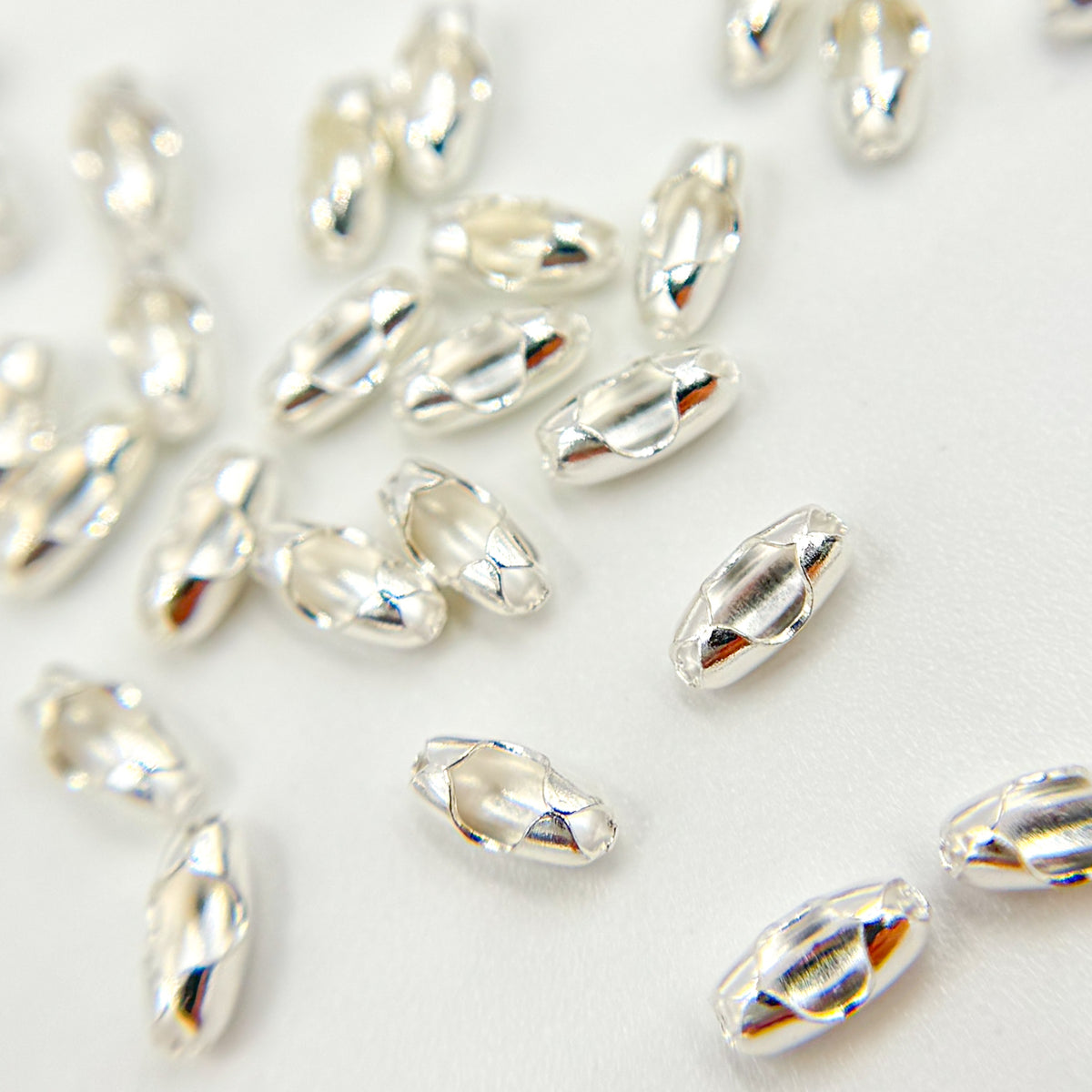 Buy Online White Sterling Silver Ball Chain Clasp