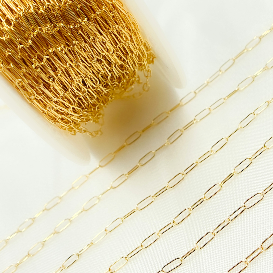Buy 14K Gold Filled Smooth Paperclip Chain for Layering